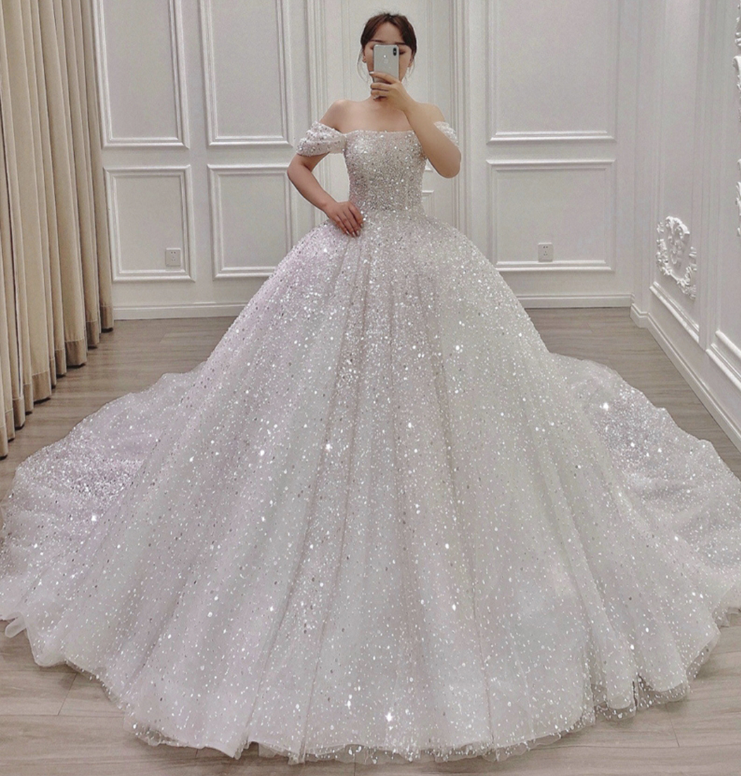 Amazing Tulle Sequins Ball Gown Dress Formal Dress on Luulla