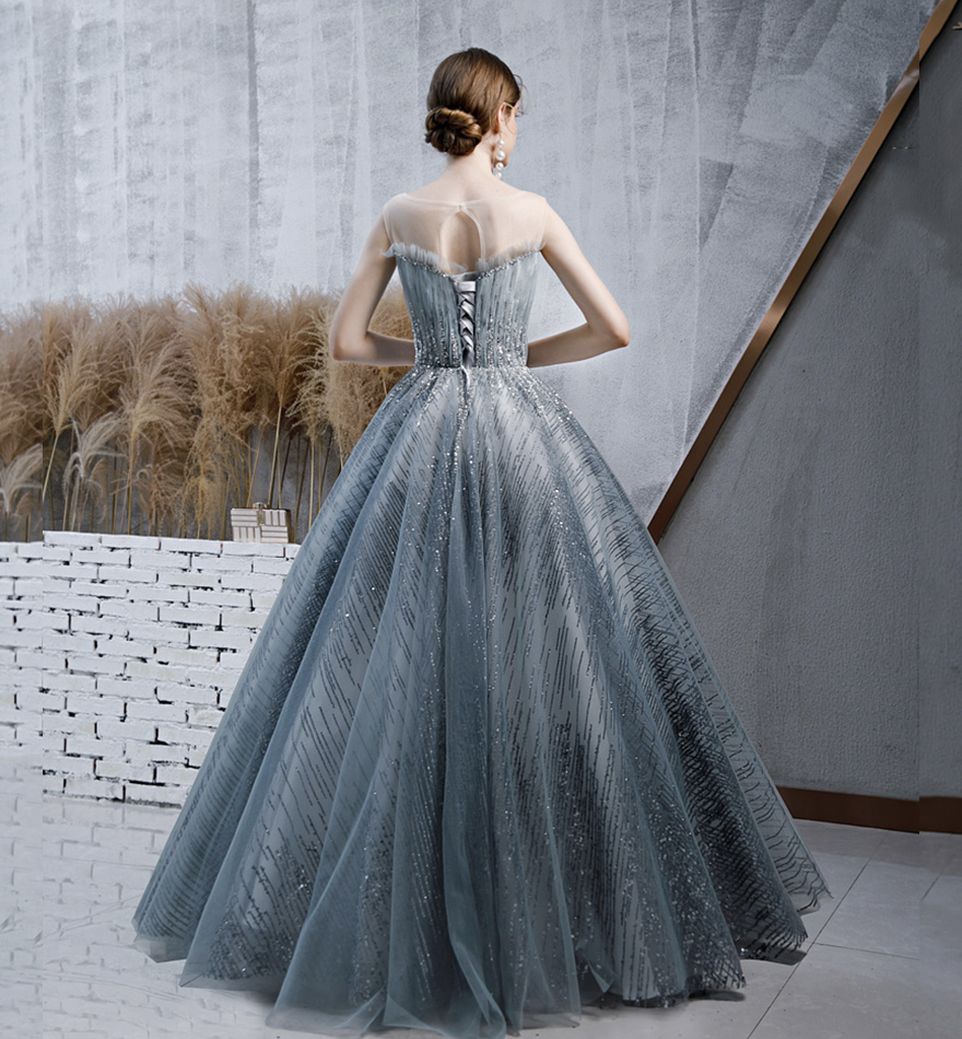 Amazing Tulle Sequins Long Ball Gown Dress Formal Dress on Luulla