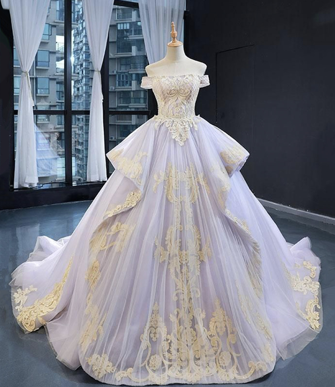 Amazing Tulle Lace Long Ball Gown Dress Formal Dress on Luulla