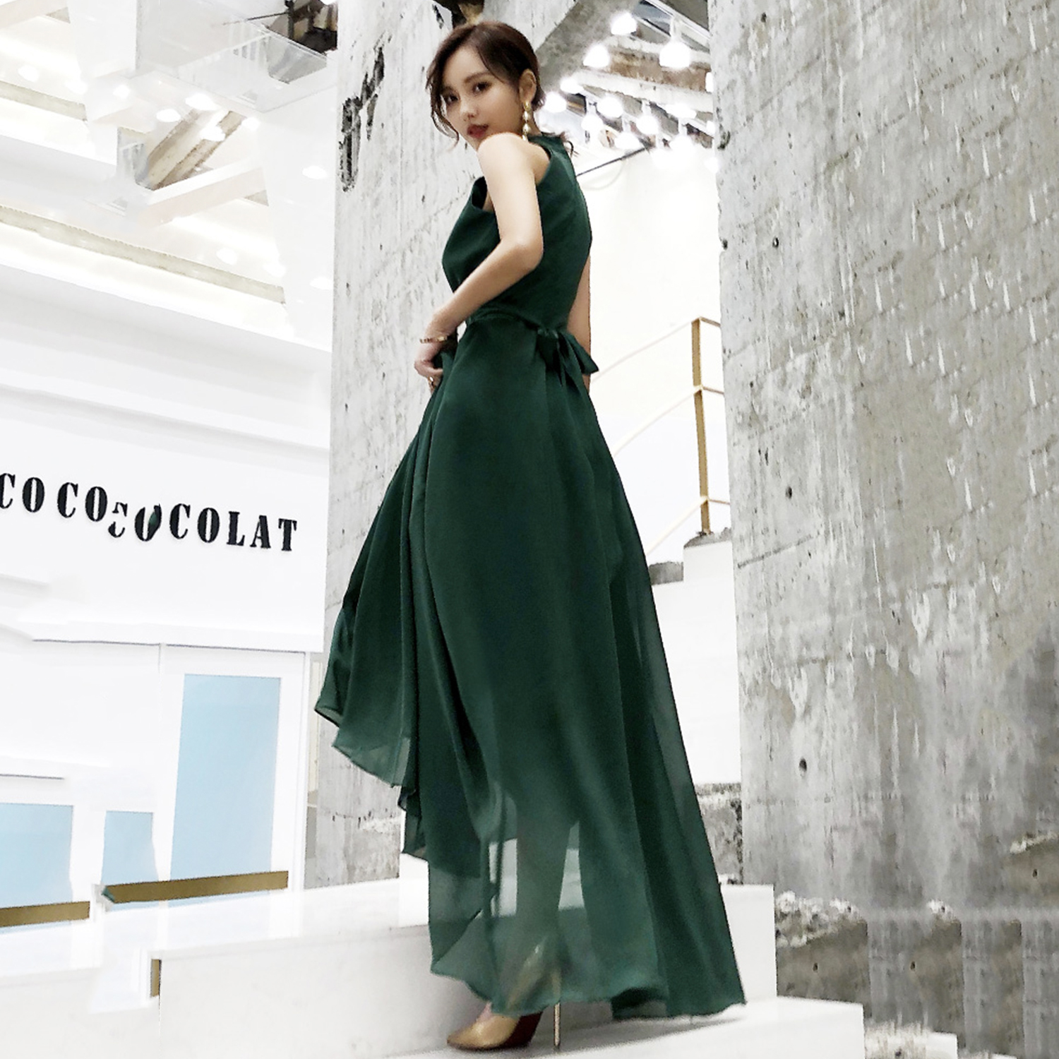 Simple A Line Chiffon Long Prom Dress Fashion Dress on Luulla