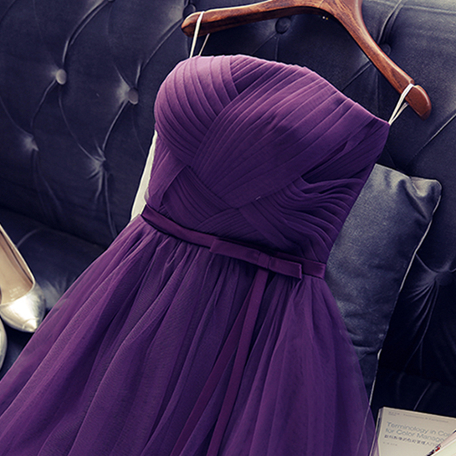 Lovely A Line Strapless Party Dress Homecoming Dress on Luulla